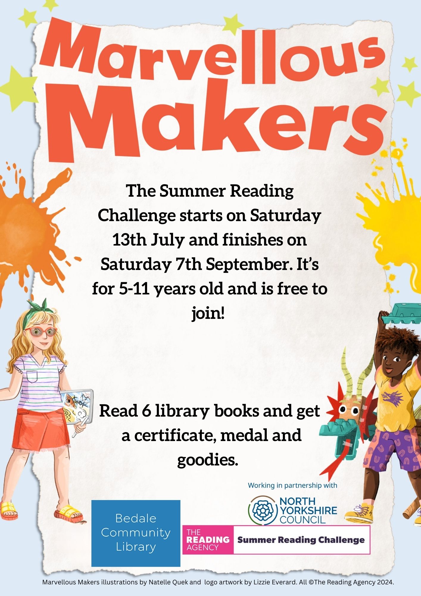 Bedale Community Library: Summer Reading Challenge 2024